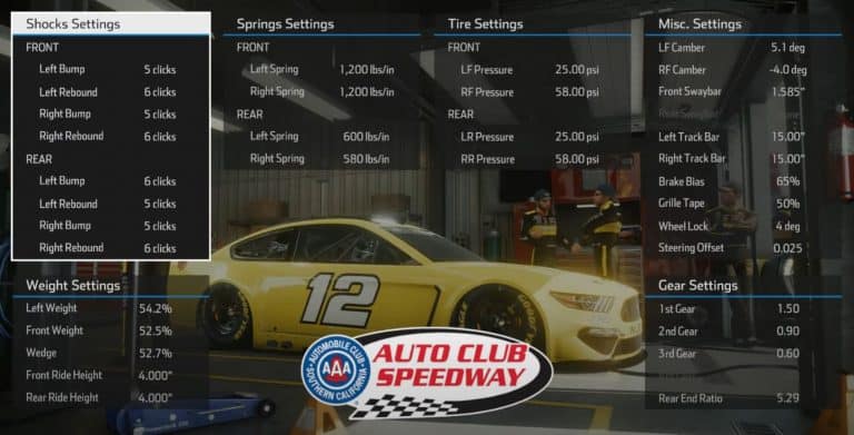 Setups for NASCAR Heat 5 – Best Sim Racing Setups